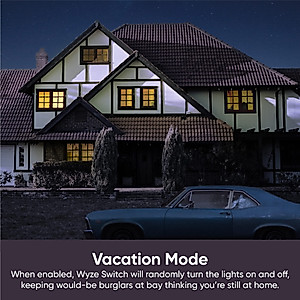 Wyze Switch, 2.4 GHz WiFi Smart Light Switch, Single-Pole, Needs Neutral Wire, Compatible with Alexa, Google Assistant, and IFTTT, No Hub Required, 3-Pack, White