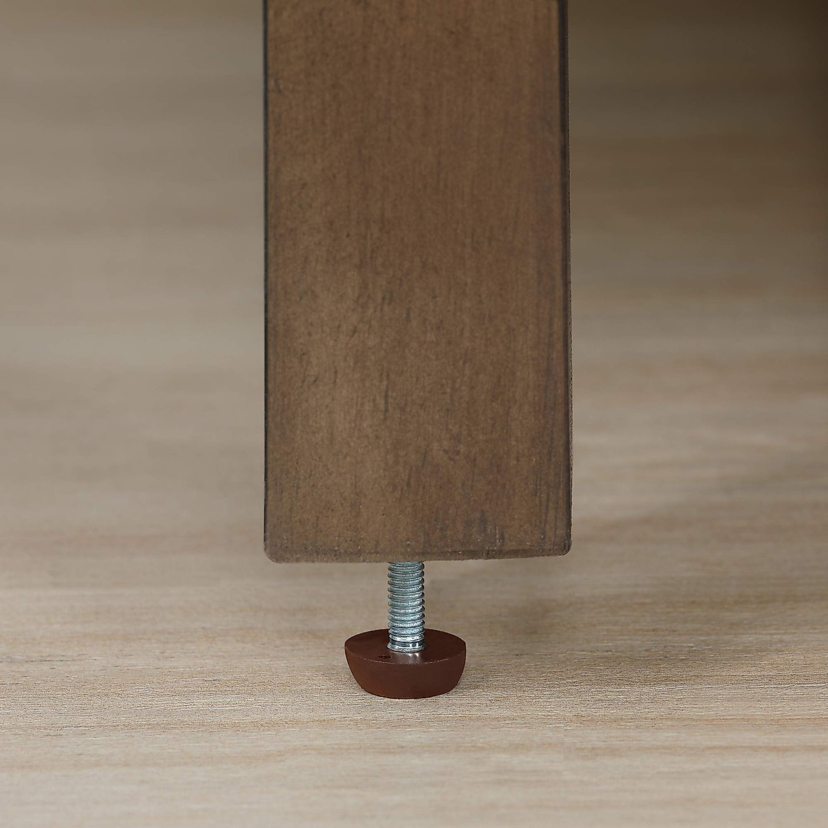 OVE Decors Maya Plus 36 in. Single Sink Bathroom Vanity in Almond Latte Finish, Black Hardware and Included Power Bar