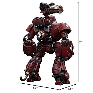 HiPlay JoyToy Warhammer 40K Collectible Figure: Adeptus Mechanicus Kastelan Robot with Incendine Combustor 1:18 Scale Action Figures (JT7738)