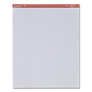 Universal UNV35600 27 in. x 34 in. Unruled Easel Pads/Flip Charts - White (50 Sheets, 2/Carton)