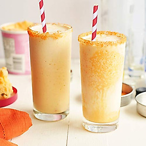 25 Pcs Paper Straws Bulk Cocktail Drink Stirrers Beverage Straws Eyedropper Party Stuff Party Supplies Birthday Party Straw Colorful Straws Drinking Straw Striped Paper Degradable