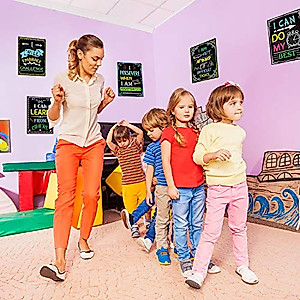 14 Motivational Posters for Classroom What is Your Mindset Bulletin Board Decoration, Inspirational Sign Positive Quote Wall Art I Can for Office Teachers Students School Classroom Decorations