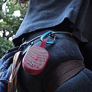 Skullcandy Ounce Wireless Bluetooth Speaker - IPX7 Waterproof Mini Portable Speaker with 16 Hour Battery, Downward Firing Passive Radiator, and Ballistic Nylon Carry Strap