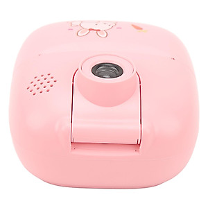 Kids Digital Printing Camera, 24MP 720P HD Recording Kids Digital Printing Camera for Travel (Pink)
