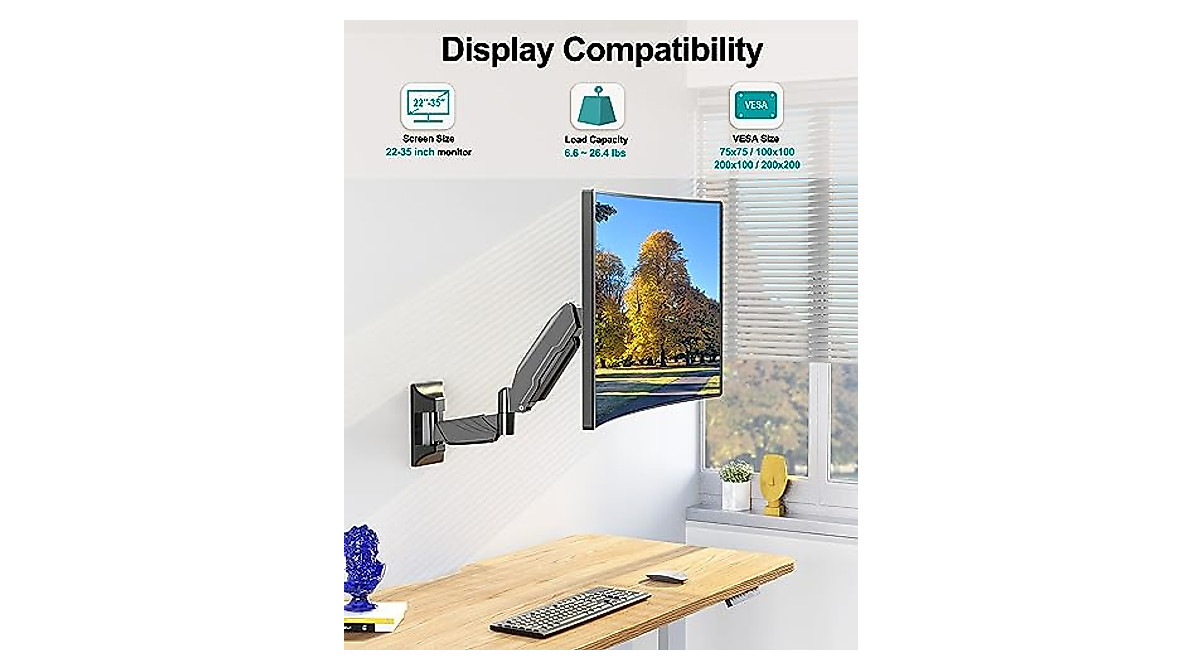 MOUNT PRO Ultrawide Monitor Wall Mount - Space-Saving Design