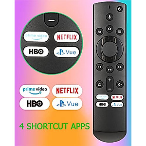 NS-RCFNA-19 NSRCFNA19 Voice Remote Control Replacement for Insignia Fire TV Edition Televisions NS-32DF310NA19 NS-39DF510NA19 NS-50DF710NA19 NS-55DF710NA19 NS-24DF310NA19 NS-43DF710NA19