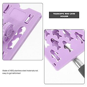 Parking Telescopic Check Rod Grabber Tool Parking Toll Swiping Stick Parking Payment Stick Telescopic Pass Rod Toll Pass Rod Car Stoppers for Parking Payment Rod Car Payments Rod