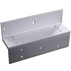 UHPPOTE 600Lb Holding Force Electric Magnetic Lock Including ZL Mount Bracket for Inswinging Door