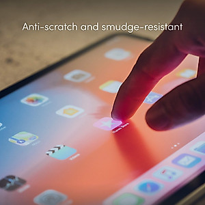 Moshi iVisor AG Screen Protector for iPad Pro 12.9 2020 & 2018, Anti-Glare, Matte, Washable & Reusable, Reduce Fingerprints & Smudging, Compatible with iPad Pencil for iPad Pro 12.9 (2020 & 2018)