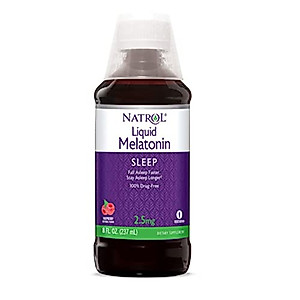 Natrol Melatonin 2.5 mg Liquid 8 oz (Pack of 4)