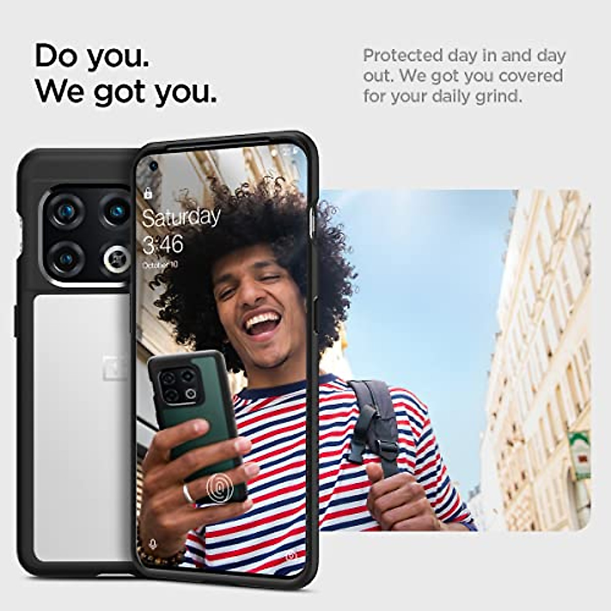 Spigen Ultra Hybrid Designed for OnePlus 10 Pro 5G Case (2022) - Matte Black