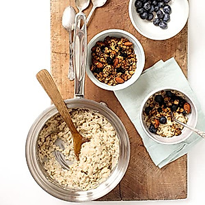 360 Stainless Steel Sauce Pan with Lid, Handcrafted in the USA, Surgical Grade Stainless Steel Saucepan, Induction Cookware, Waterless Cookware, Dishwasher Safe, Oven Safe, Professional Grade. 1 Quart