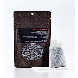 Modern ŌM Shungite Living Water Kit, Recharge Body Wash with Hemp Seed Oil, and Detox Bar Soap with Palo Santo | 100% Natural, Vegan, Non GMO, Not Tested on Animals, Handmade In USA