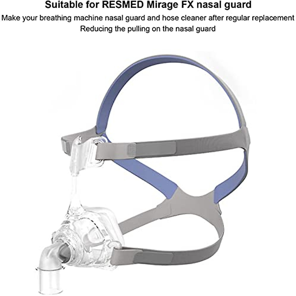Cimenn Resmed Mirage Fx Mask Replacement Frame System, Nasal Guard Resmed Mirage Fx Headgear Replacement Breathing Machine Ventilator Accessory, Fit for ResMed Mirage FX Nasal Guard