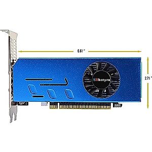 SRhonyra 4 Monitor Video Card GTX 750Ti Multi-Display 4GB GDDR5 Graphics Card Supports 4HDMI Outputs 128-bit