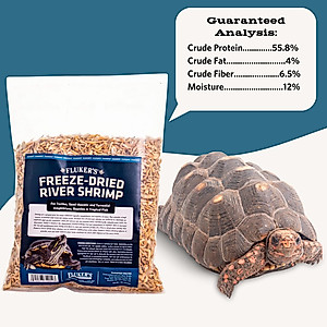Fluker's Freeze Dried River Shrimp for Reptiles, Packed with Protein and Essential Nutrients, 1 lb. Value Pack