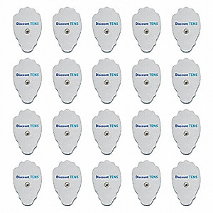 TENS Electrodes, Super Value 20 Replacement Electrode Pads for TENS Units, Snap TENS Unit Electrodes