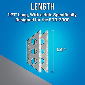 Jonard Tools FOD-RB25 Replacement Blade for Fiber Optic Drop Cable Slitter (Pack of 25)