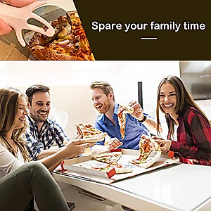 HELEERON Pizza Cutter Wheel, Stainless Steel Pizza Cutter with Cover, Super Sharp Pizza Slicer-Dishwasher safe,Smooth Rotating Pizza Wheel Safe with Healthy Material (Pink）