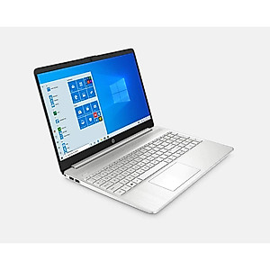 HP 2021 15.6” FHD IPS Touchscreen Laptop Computer, 10th Gen Intel Core i5-1035G1 Processor, 32GB RAM, 1TB SSD, HD Audio, HD Webcam, Intel UHD Graphics 620, Win 10, Silver, 32GB SnowBell USB Card