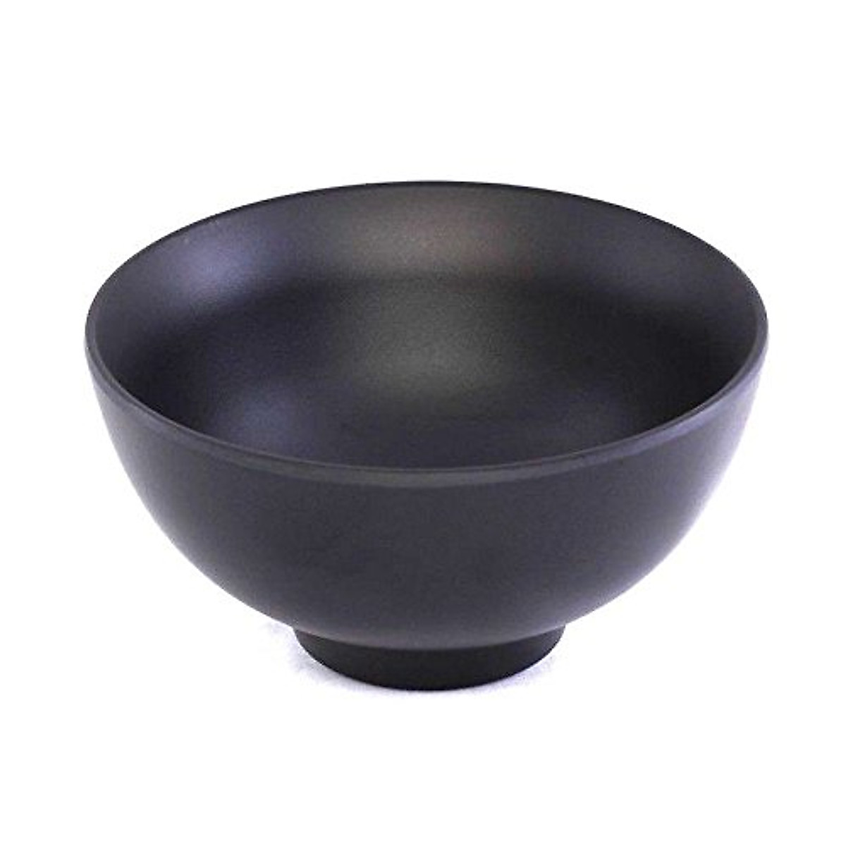 Lucky Star Melamine Round Bowls Soup Rice Desert Sauce, 4-3/8“ dia. X 2-1/4” H, Capacity: 8 oz, Black (20)