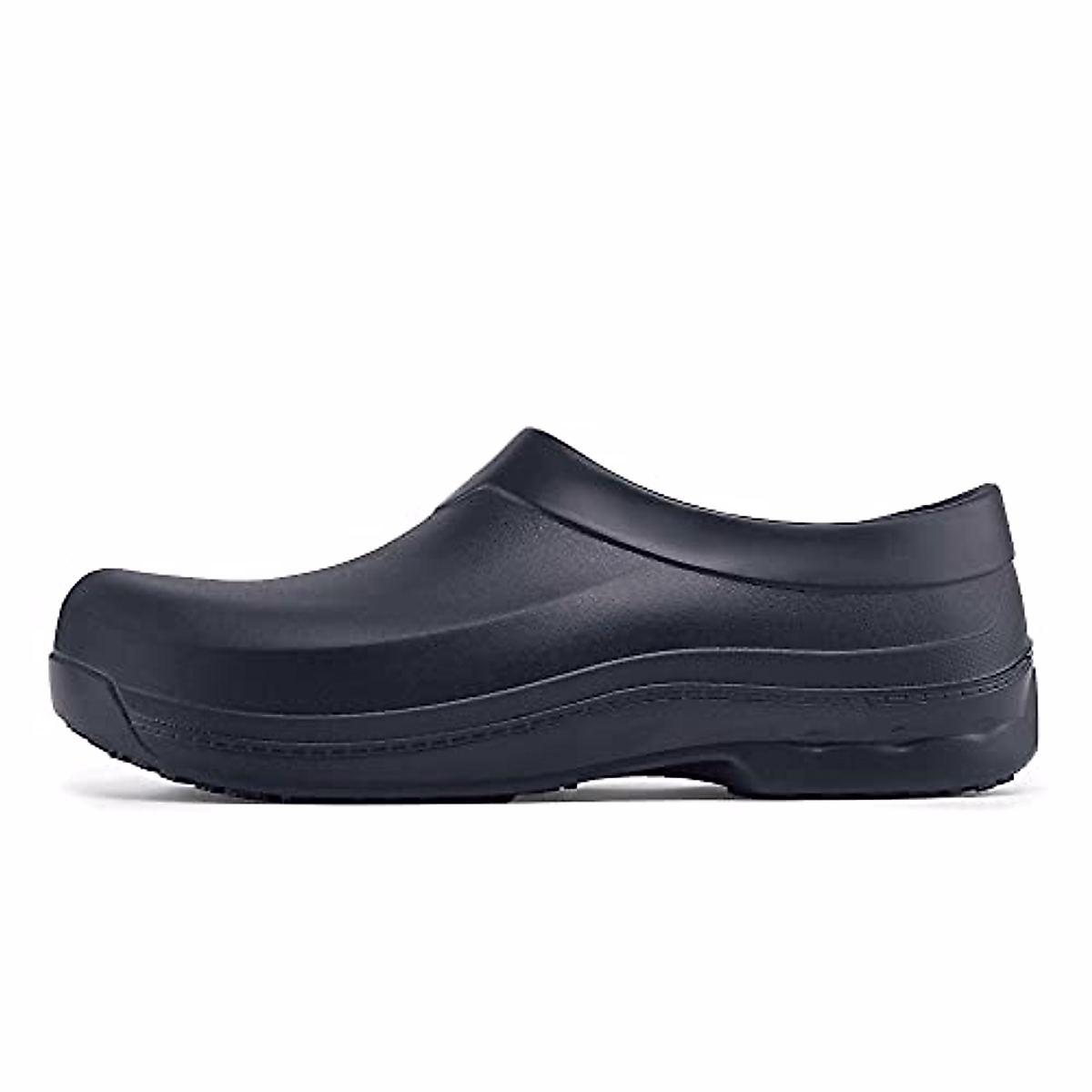 Shoes for Crews Radium, Men's, Women's, Unisex Work Clogs, Slip Resistant, Water Resistant, Black, Men's 10 Women's 12