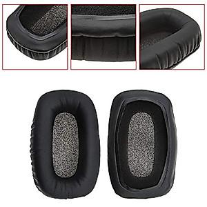 SING F LTD Pair of Replacement Leather Earpads Ear Pads Ear Cushions with Inner Foam Mats Compatible with DT100 DT102 DT108 DT109 Headphones