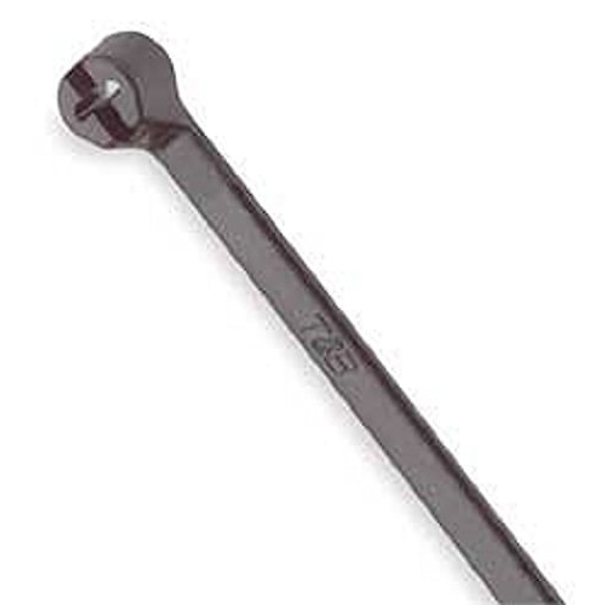 Ty-Rap TY5253MX Cable Tie, 50lb 11.6" Length, Ultraviolet Resistant, Black Nylon with Stainless Steel Locking Device Distributor, Temperature Range -40-185 (Pack of 100)