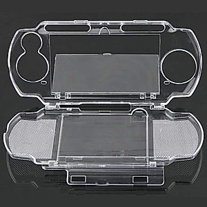 OSTENT Protector Clear Crystal Travel Carry Hard Cover Case Shell for Sony PSP 2000 3000