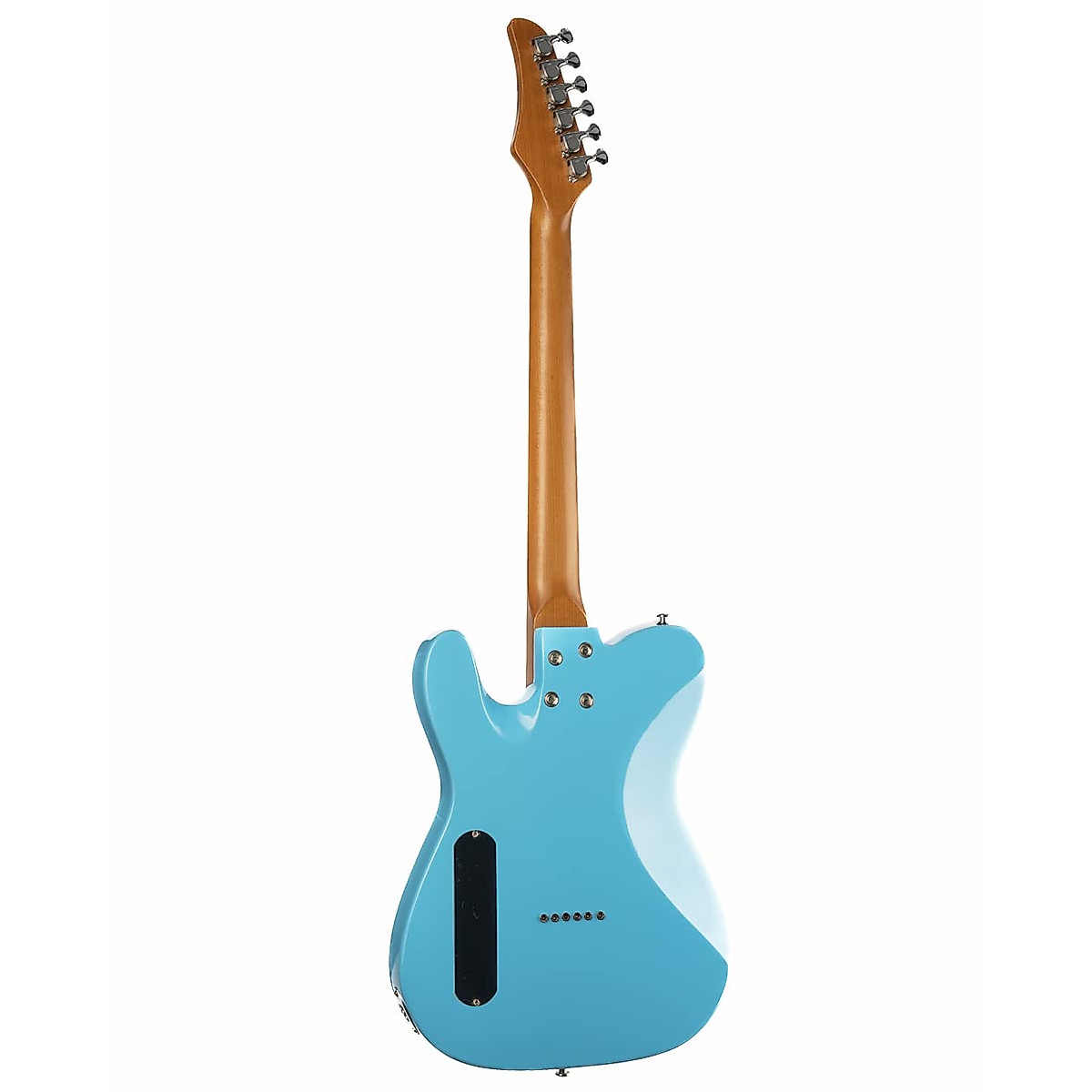 Censtar Electric Guitar, Solid Electric Guitar Consists of a Roasted Mahogany Body and Maple Neck,Professional/Full Size Mercury Electric Guitar for Adults.