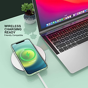 ULAK Clear Case for iPhone 12/iPhone 12 Pro, Hybrid Protective Slim Transparent Anti-Scratch Shock Absorption TPU Bumper Cover Designed Phone Case, Crystal Clear