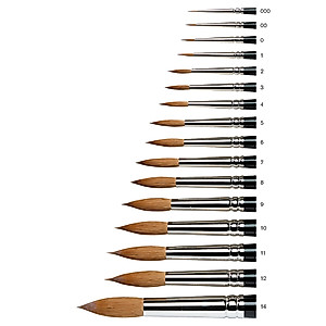 Winsor & Newton Series 7 Kolinsky Sable Brush, Round SH #7