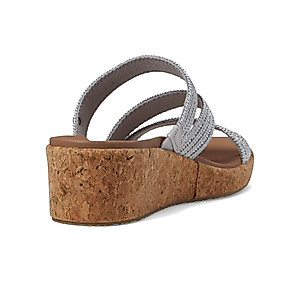 Skechers Arch Fit Beverlee - Always Classy Silver 6 B (M)