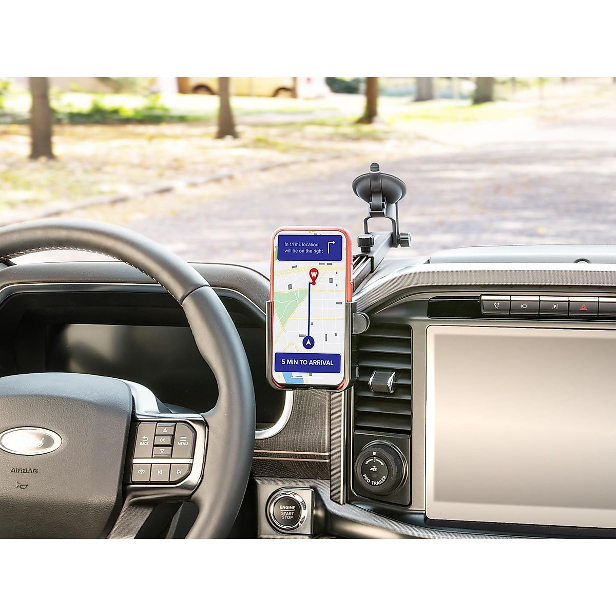 WeatherTech WindshieldFone Universal Windshield-Mounted Car Phone Holder