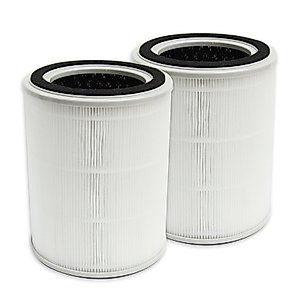 PUREBURG TPFF001 Replacement Filters Compatible with TOPPIN Comfy Air C2 Air Purifier TPAP001,2-Pack H13 True HEPA 4-Stage Filtration Activated carbon. Does not Fit Comfy Air Bridge series.
