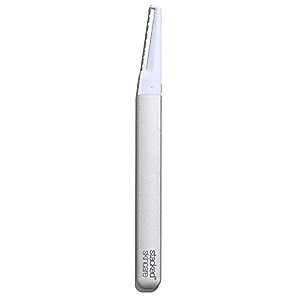 StackedSkincare Dermaplaning Face Exfoliating Tool - Professional-Grade, At-Home, Extra-Sharp Blade to remove Dead Skin and Peach Fuzz - Includes 1 Aluminum Handle and 1 Razor Head (Non-Electric)