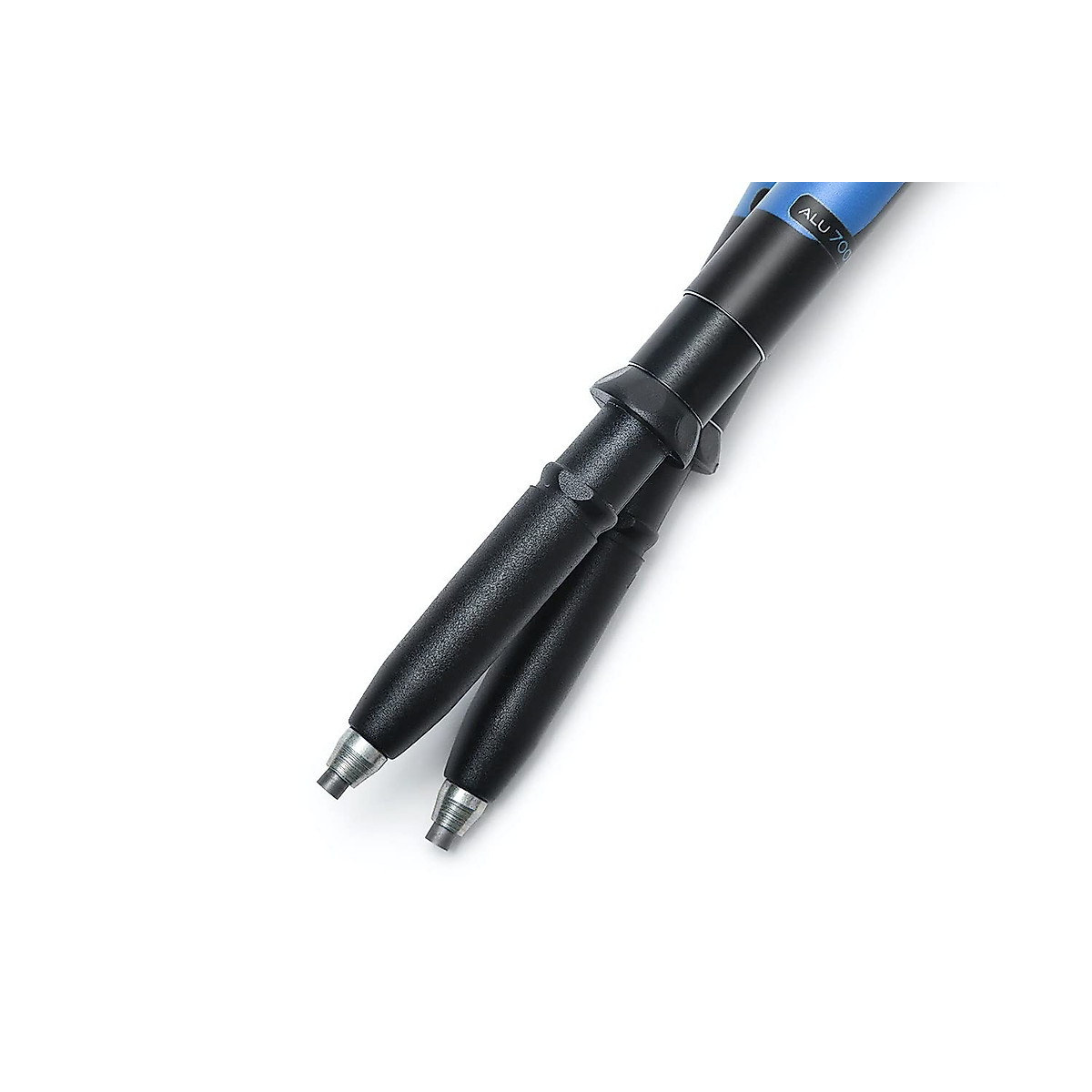 DROP + Fizan Compact Trekking Poles – Ultralight, Backpacking, Thru Hiking Poles, Adjustable, Collapsible, Customized Fit, EVA Grips, Blue (158 Grams Each)