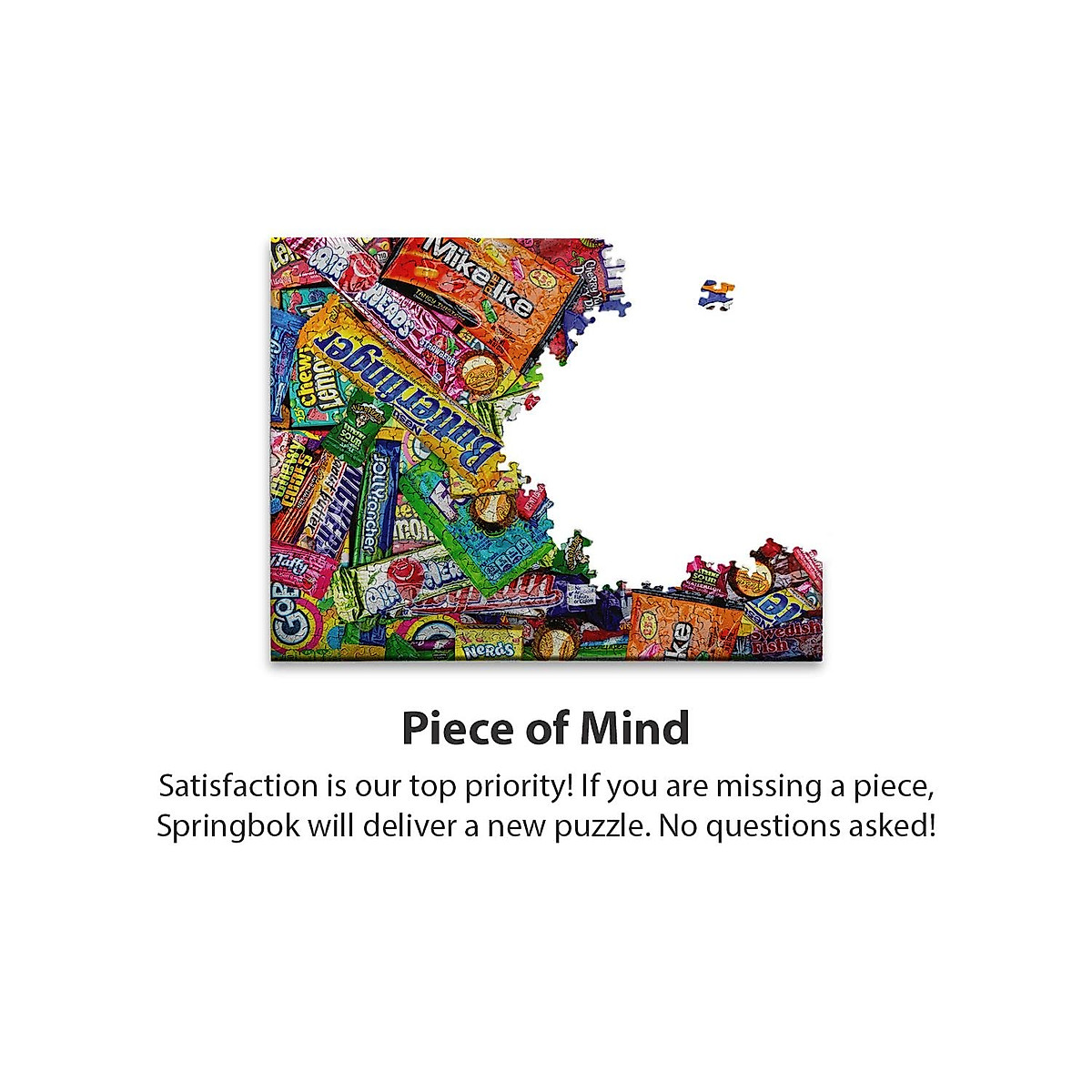 Springbok's 500 Piece Jigsaw Puzzle Sweet Tooth, Multi