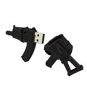 USB Flash Drive Memory Stick from Mixse,Cartoon USB Pen Drive Thumb Drives Jump Drive Stick Gun Shape AK 32GB