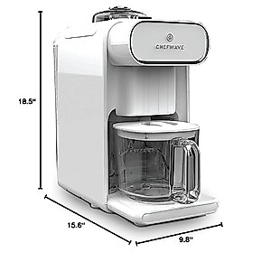 ChefWave Milkmade Non-Dairy Milk Maker with 6 Plant-Based Programs, Auto Clean