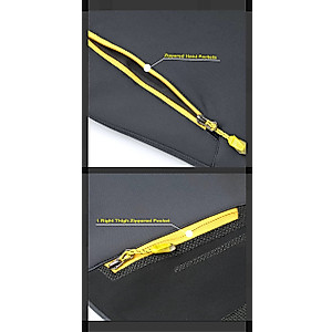 MAGCOMSEN Work Pants for Men Stretch Hiking Pants Mens Quick Dry Pants Water Resistant Pants Climbing Pants Lightweight Pants Camping Pants Mens