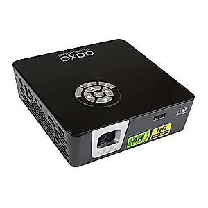 AAXA P6X 1000 Lumen Battery Projector, 4 Hour Battery, Portable Mini Projector, DLP 1080p Support, 30,000 Hours LED, 15000mah Powerbank, HDMI/USB/microSD Input, Worlds Brightest Battery Pico Projector