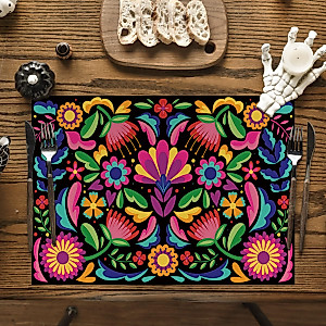 Artoid Mode Gnomes Pumpkins Paper Placemats 100 Pack, 10x14 Inch Seasonal Fall Thanksgiving Disposable Place Mat for Party Dining Decoration