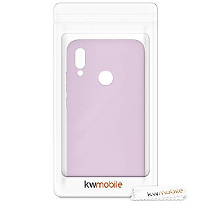 kwmobile Case Compatible with Huawei P Smart (2019) Case - Soft Slim Protective TPU Silicone Cover - Mauve
