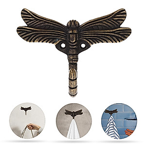 Alipis Dragonfly Clothes Hook Household Wall Hook Dragonfly Hook Storage Hanger Key Storage Hook Decorative Hook Wall Storage Hook Wall Hanging Hooks Wall Hooks for Hanging Door Back Hook