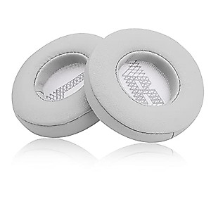 Jarmor Replacement Memory Foam & Protein Leather Ear Cushion Pads Cover for JBL E35 E35BLK E45 E45BT E45BTBLK On Ear Headphones ONLY (Gray)