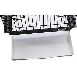 ES 1818 PBK Parrot CAGE by Kings Cages 18x18x27 Bird Cages Toy Toys Cockatiel Conure Caique (Black)