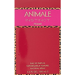 Animale Parfums Instinct Femme Eau de Toilette Spray, 3.4 Ounce