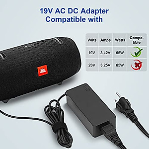 19V Adapter Charger for Harman Kardon Onyx Studio 7 6 5 4 3 2 1; JBL Boombox, Xtreme, Xtreme 2 Portable Bluetooth Waterproof Bluetooth Speaker Power Cord Supply