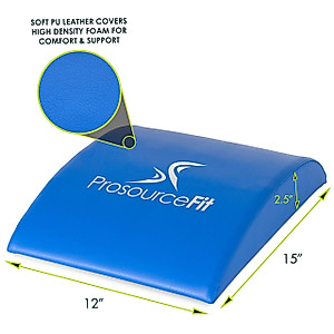 ProsourceFit Abdominal AB Mat 15” x 12” High Density Core Trainer